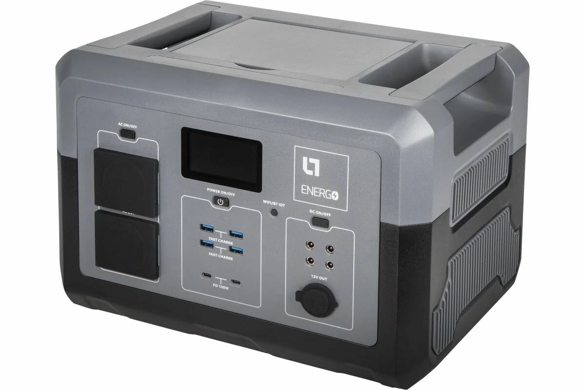 Электростанция LT Energo LTE PPS1500, LiFePO4, 1500Вт, быстрая зарядка, 4 выхода