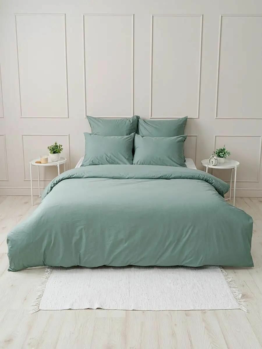 Комплект постельного белья 1,5 спальный, хлопок, перкаль, пододеяльник 145*215, наволочка 50*70, YERRNA, шуйские ситцы