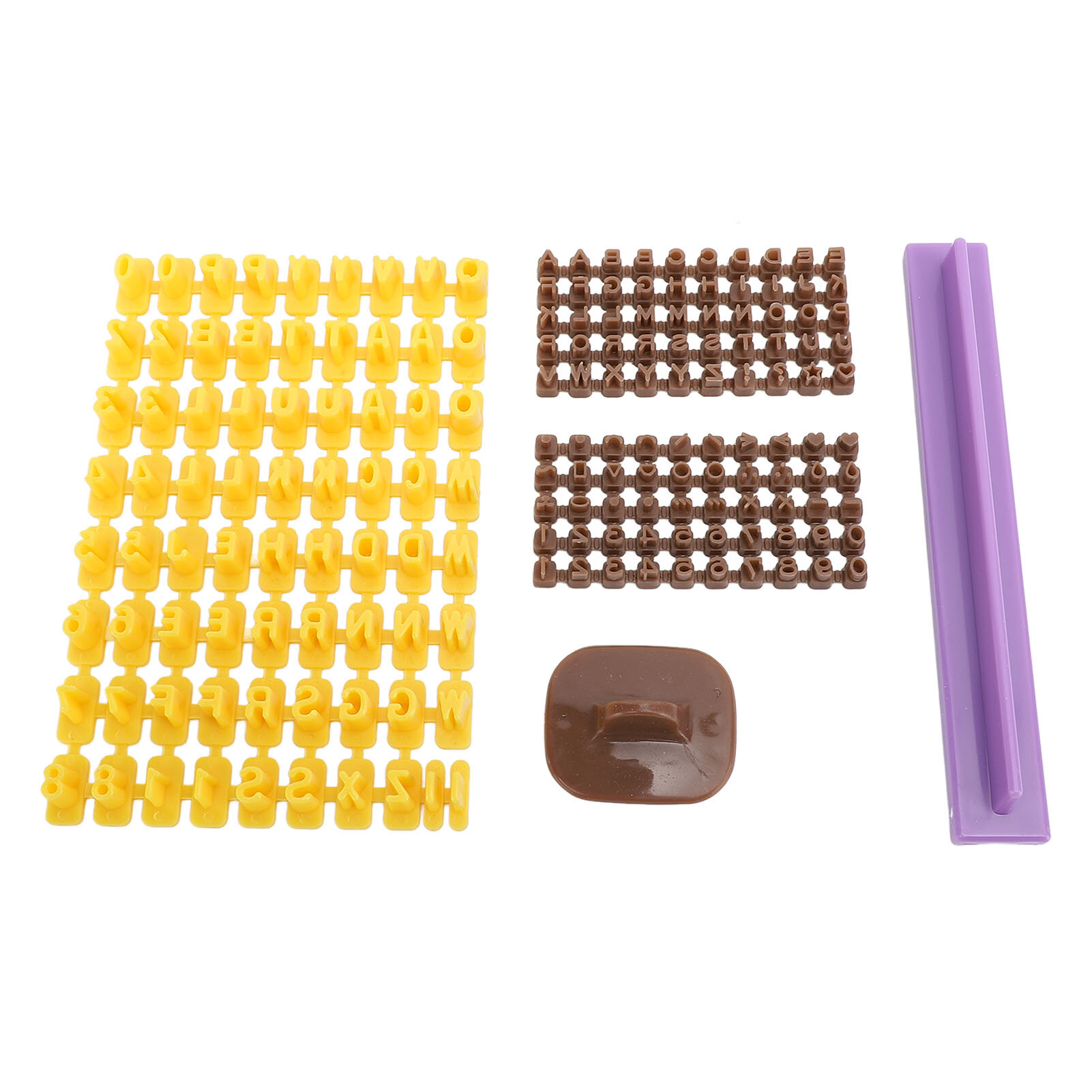 Набор самодельных форм для букв алфавита с прозрачным узором, многоразовые декоративные штампы для цифр и букв