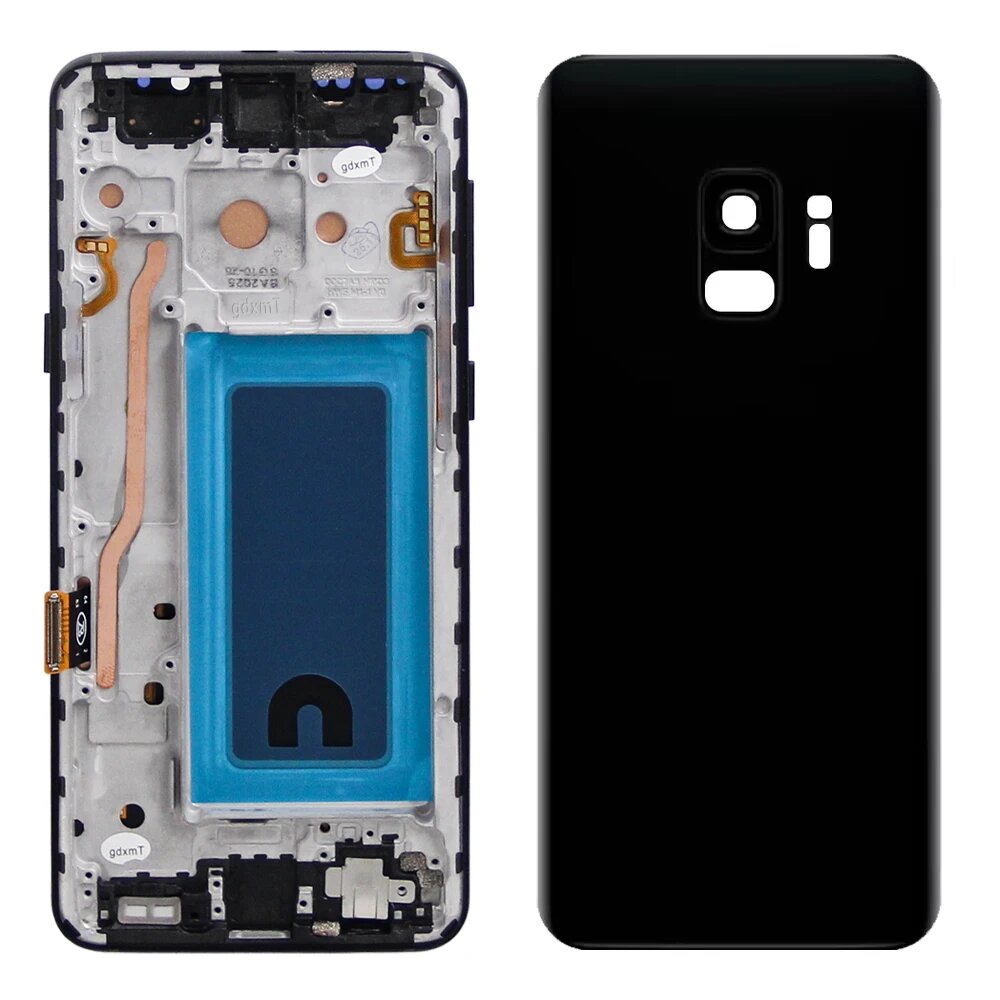 Экран дисплея TFT S9 для Samsung Galaxy S9 G960F G960F/DS ЖК-дисплей цифровой сенсорный экран с рамкой в сборе запасная часть Black Frame I Cover