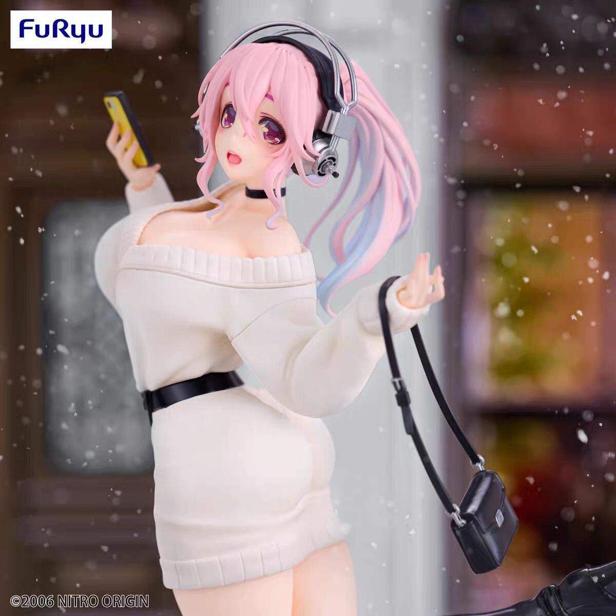 Аниме фигурка FuRyu Trio-Try-iT Super Sonico Зимние воспоминания 21 см