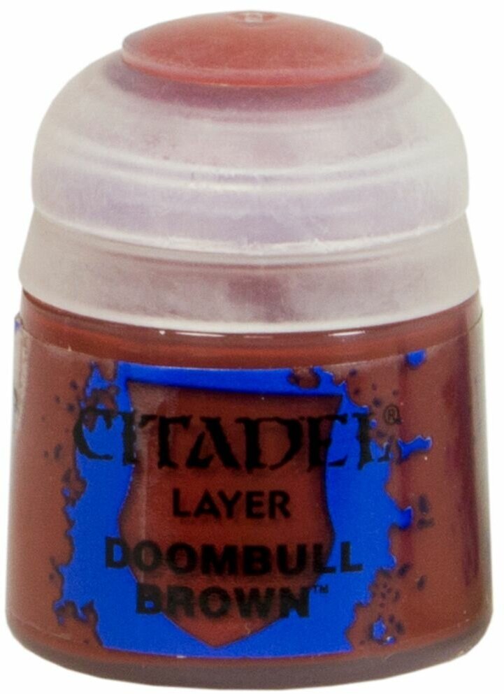 Акриловая краска Games Workshop Citadel Layer, Doombull Brown, матовая, 12 мл