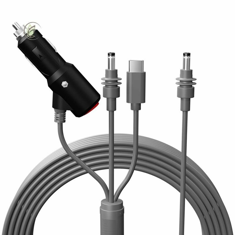 O0(T I N M) Для Mini 3 В 1 DC Кабель Питания С Разъемом Прикуривателя И 2 М