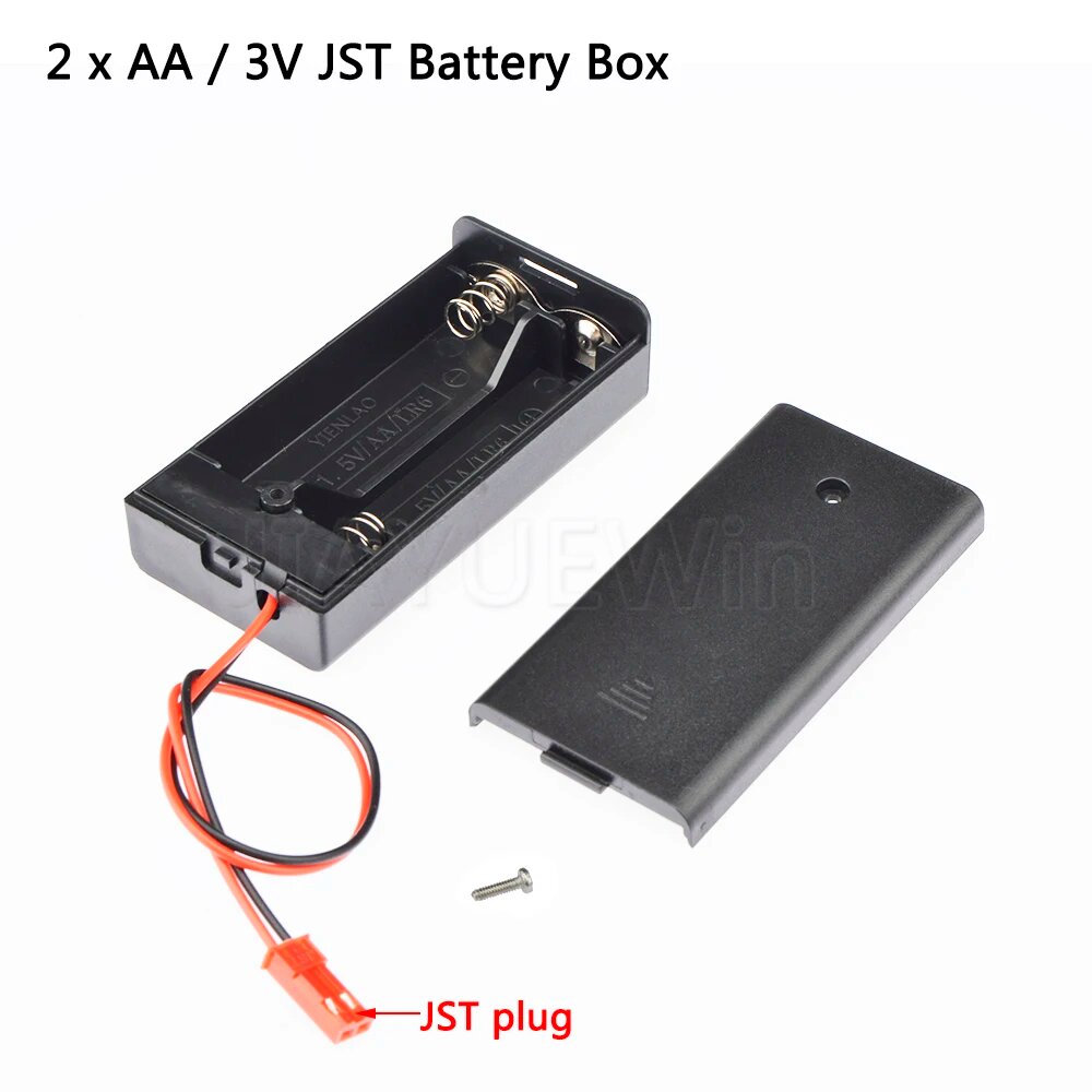Блок питания для аккумуляторов AA, JR/JST, для радиоуправляемых моделей 3V JST Battery Box