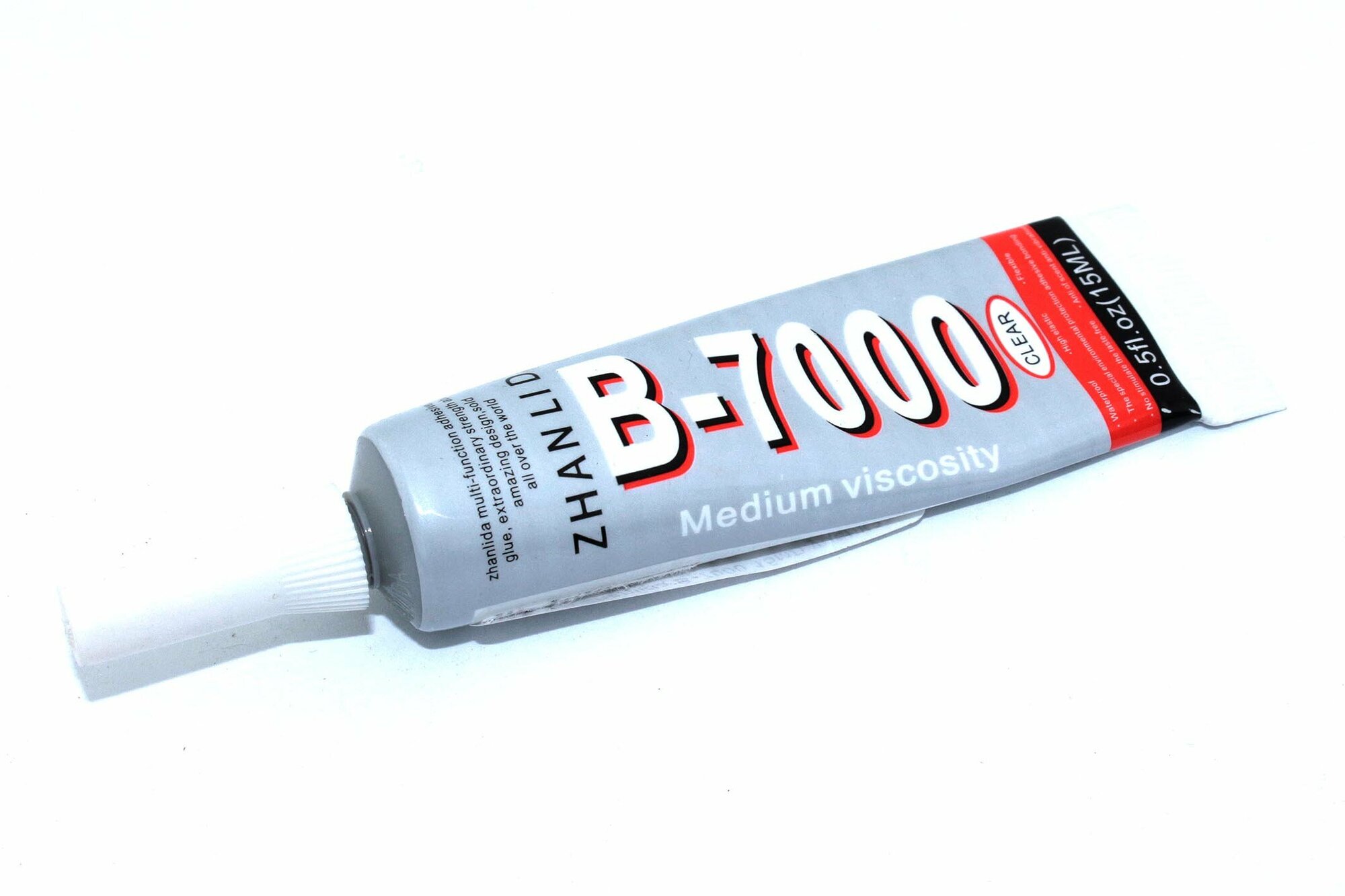 Клей Zhanlida B-7000 прозрачный 15мл уценка, просрочка 03.25