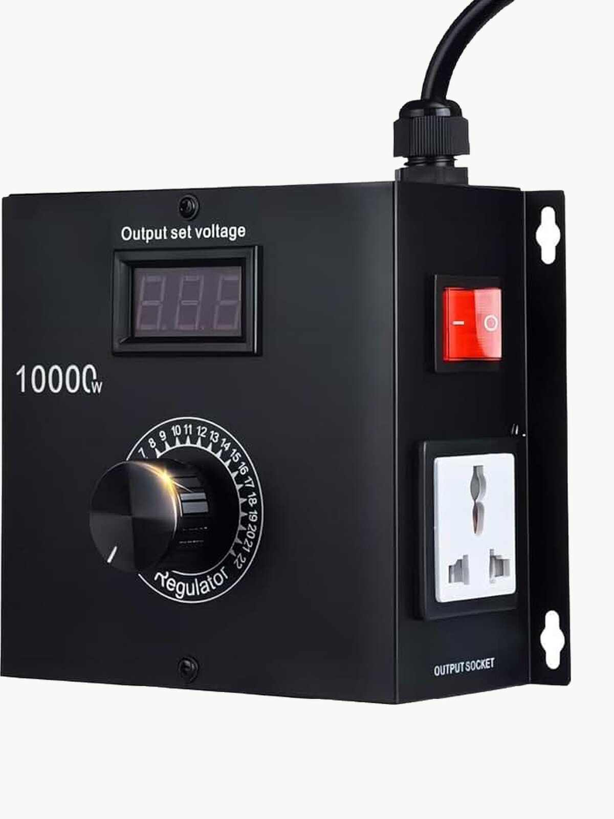 Регулятор оборотов мощности двигателя 220в 10000Вт со шнуром