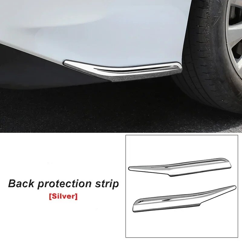 Для Toyota Camry 2018-2020 спортивный стиль, накладка на губу, угловой глянцевый черный комплект кузова, аксессуары для внешнего стиля, автомобильный бампер, передний Silver-Rear