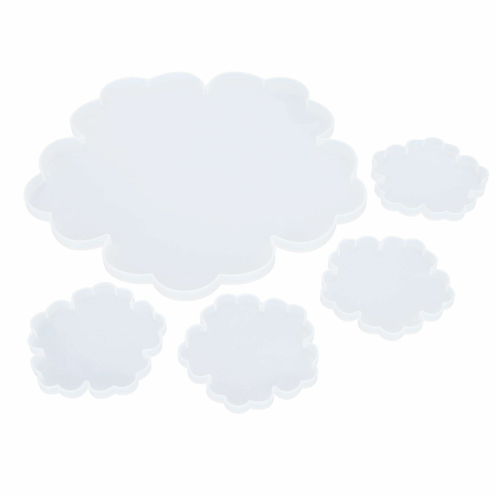 Набор форм для изготовления силиконовых подставок DIY Flower Coaster для создания фруктовой лотки подарочного назначения