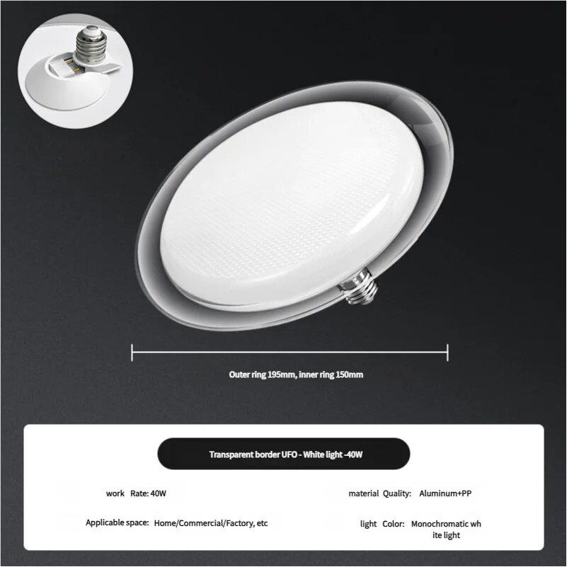 Светодиодная лампа Bombilla 100Вт 70Вт 50Вт 36Вт 24Вт 18Вт белая E27 220В