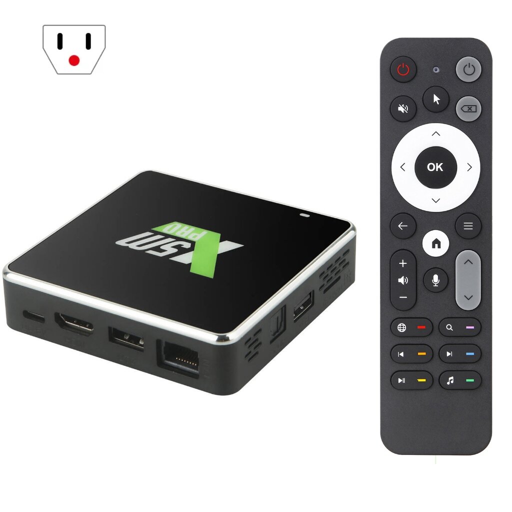 HDTV Box 2,4G/5G Wi-Fi Bluetooth-совместимый медиаплеер с пультом дистанционного управления S905X5M Сетевая телеприставка Беспроводная потоковая передача