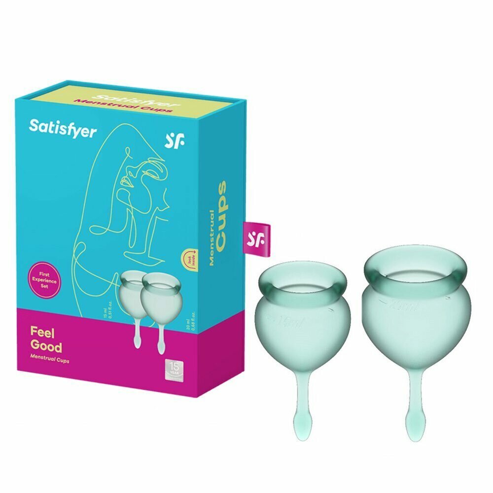 Менструальные чаши SATISFYER FEEL GOOD MENSTRUAL CUP 2 чаши в комплекте