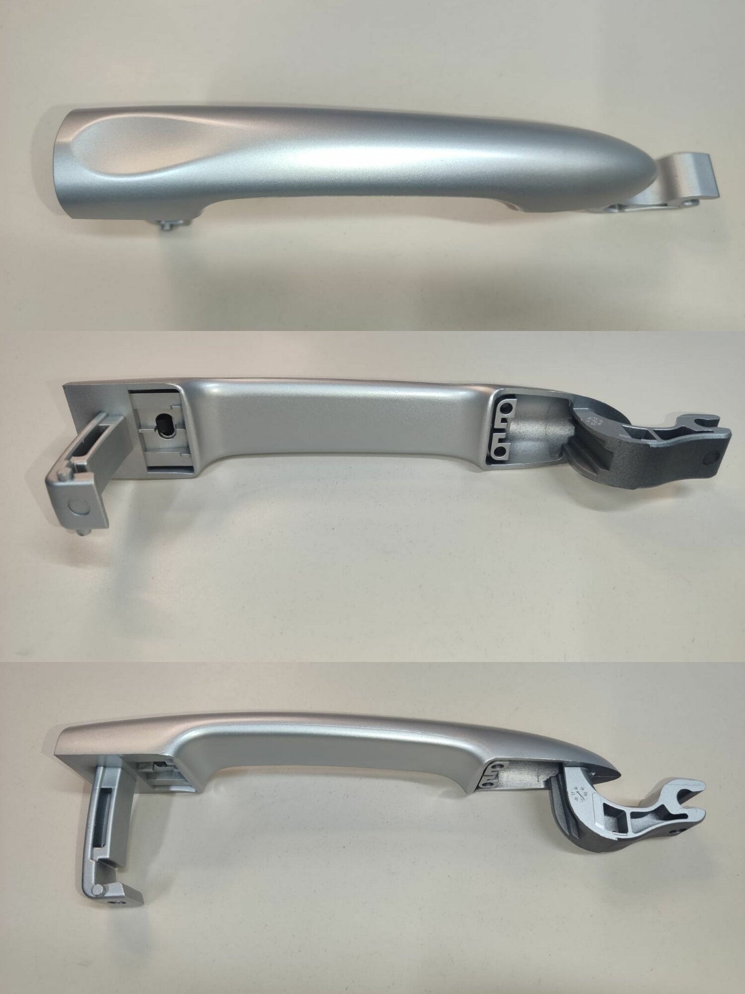 Ручка двери RENAULT FLUENCE, MEGANE 3 (серебристая)