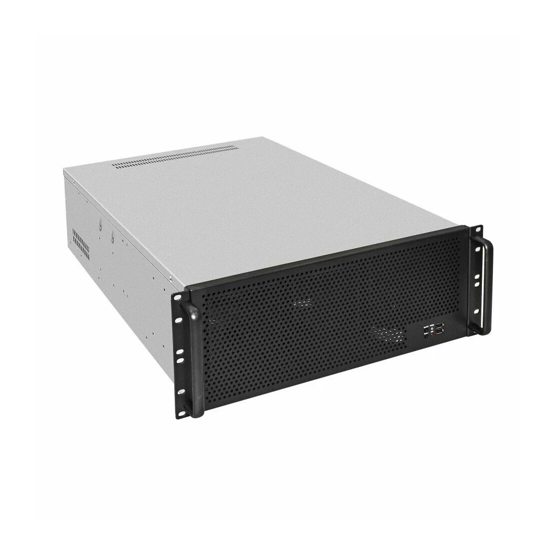 Корпус серверный ExeGate EX293262RUS Pro 4U650-18, черный/серебристый, БП 1100 Вт, 4U, 7слотов расширения