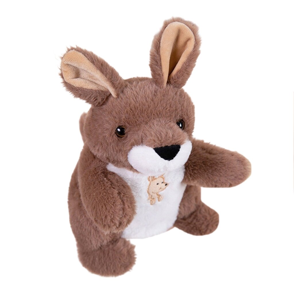 Мультяшное Животное Ручная Кукла Прекрасная Мягкая Игрушка Подвижный Рот Рассказывающий Истории Подарок