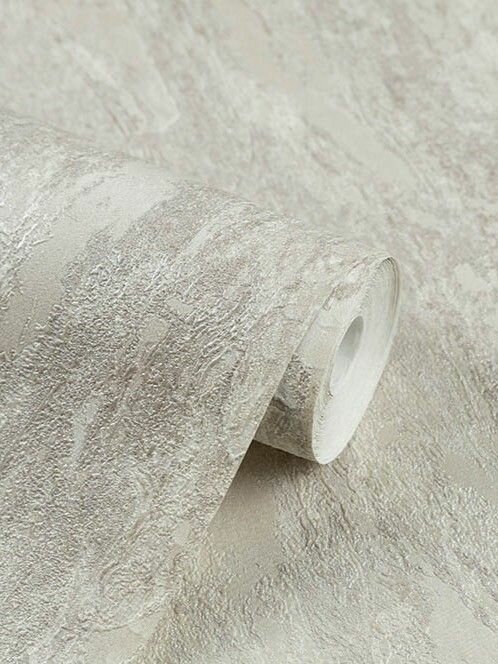 Обои винил горячего тиснения, моющиеся на флизелиновой основе Аспект Юнион 1.06м х 10.05м, штукатурка, цвет светло-коричневый 70672-28