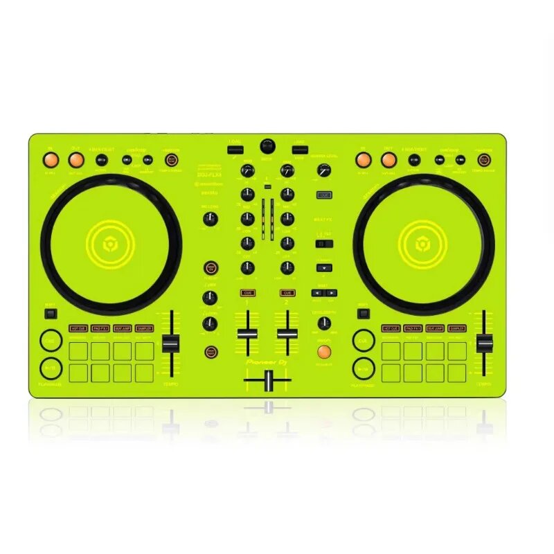 DJ контроллер Pioneer DJ DDJ-FLX4, Yellow man green