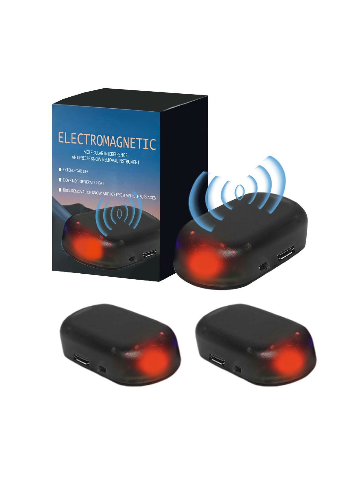 Быстродействующий Эффективный портативный антиобледенитель для удаления снега и льда со стекол автомобиля