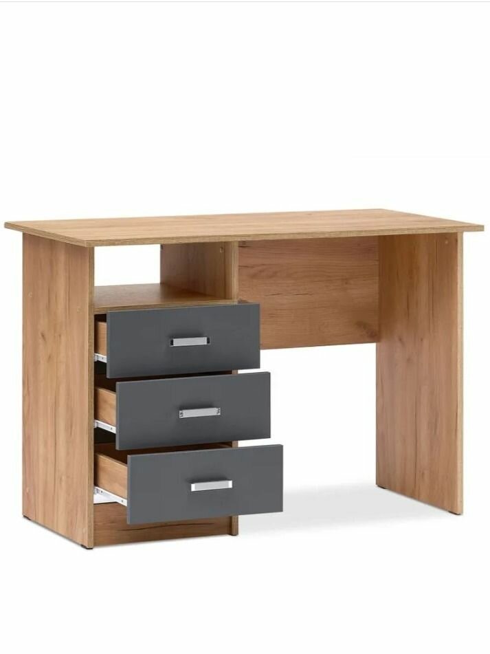 Стол письменный Мартина 1100м х750мм х550мм (Графит/Дуб Крафт) МИФ