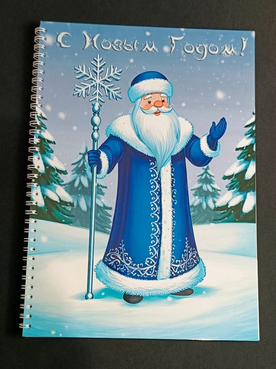 Фокус мультипликационная книжка-раскраска С Новым годом!