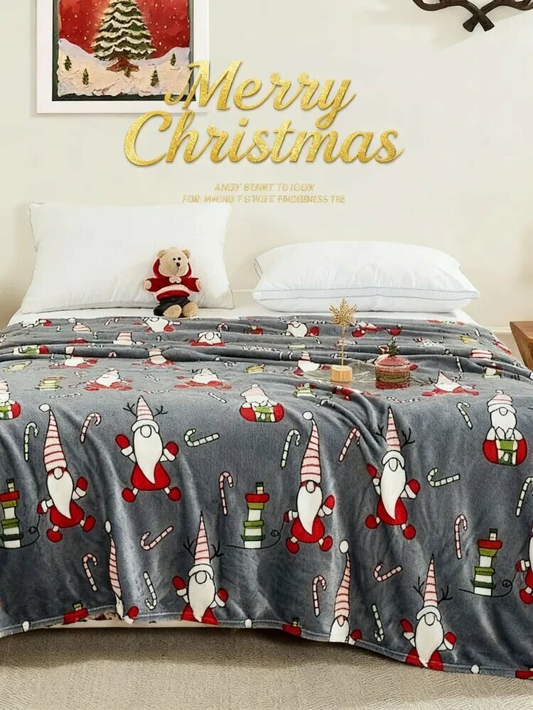 Плед двусторонний , Холлофайбер, 200 см х 150 см