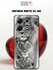 Черный матовый чехол на Infinix Note 30 4G / Инфиникс Нот 30 4G с принтом Львины...
