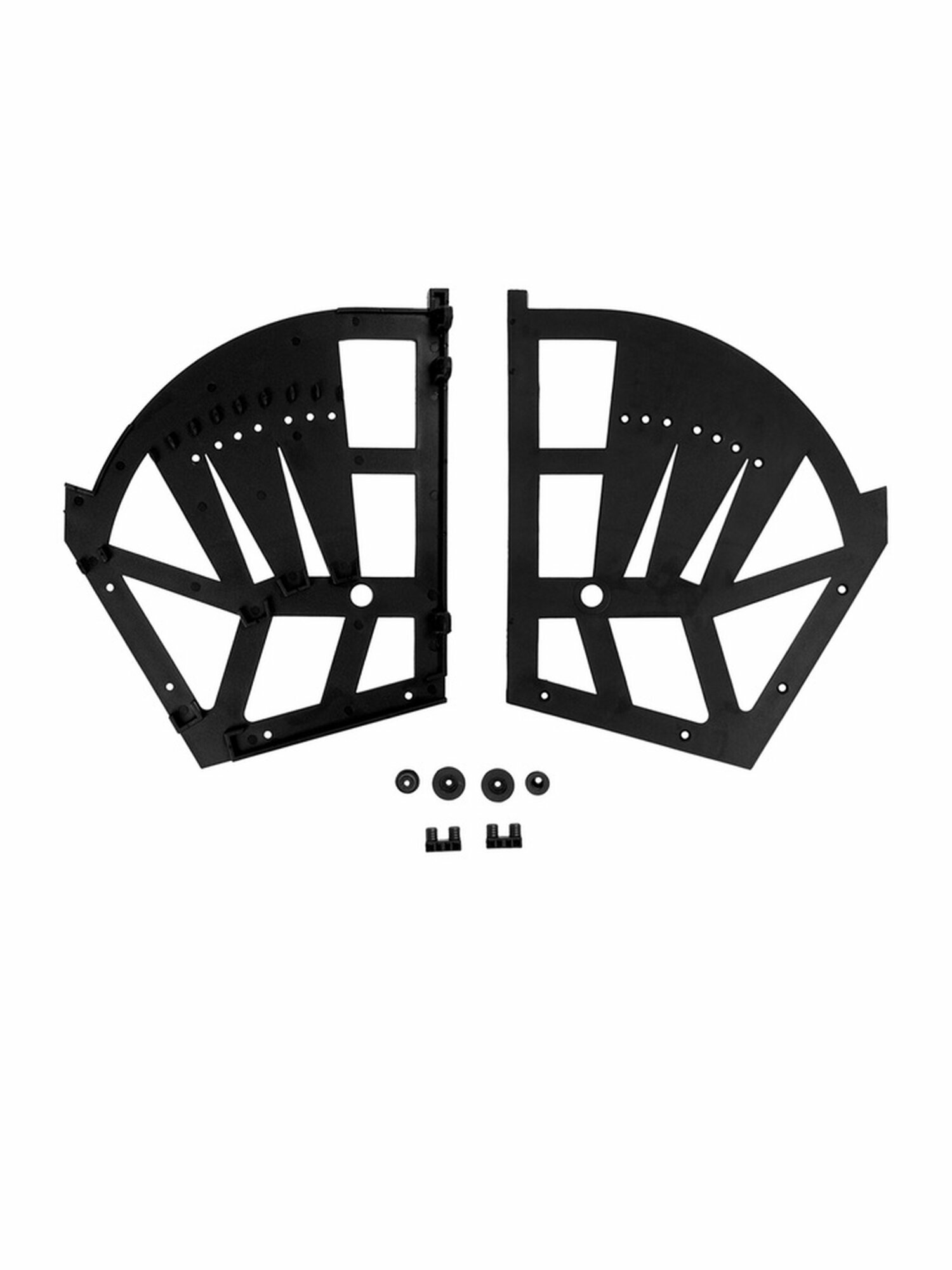 Механизм для обувницы полок CAPPIO, 3-х ярусная, до 13 мм, пластик, черный 10906836