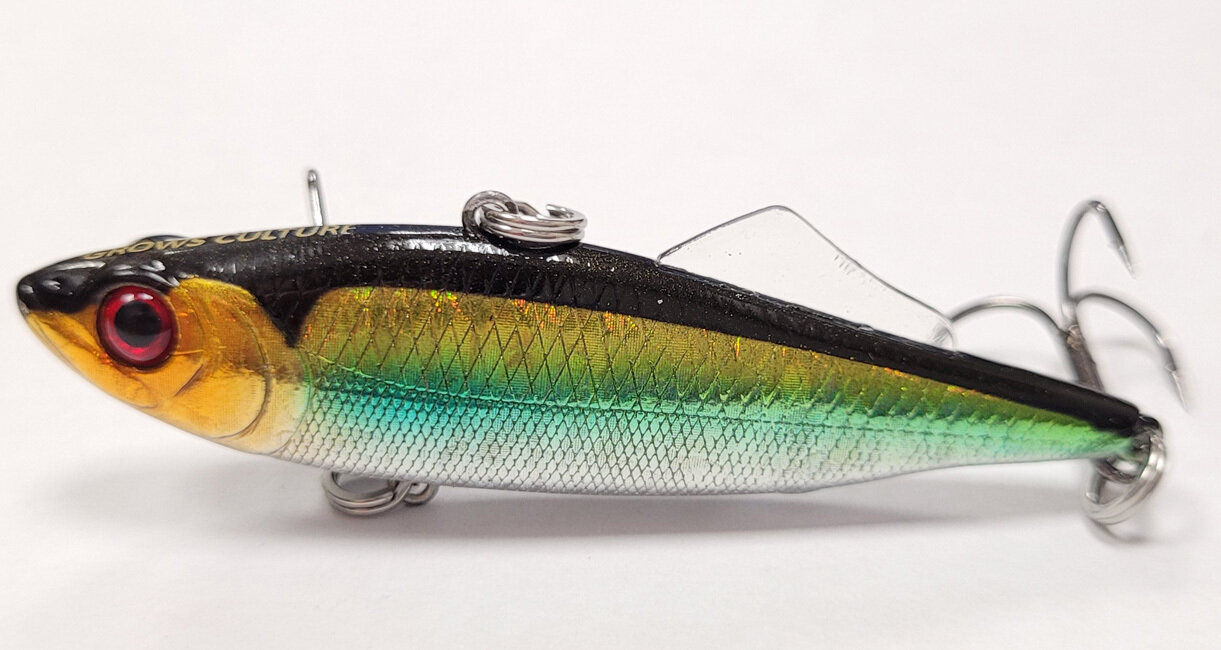 Раттлин форелевый Kalikana VIB 65мм 16.5гр /вайб на форель / Приманка на форель щуку, судака, окунь