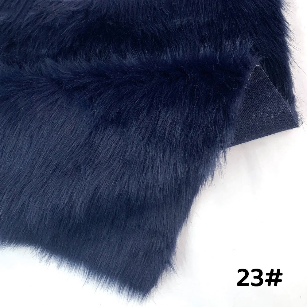 Меховая ткань SEWBATO 30x50 см Темно-синий, 30x50cm, 23