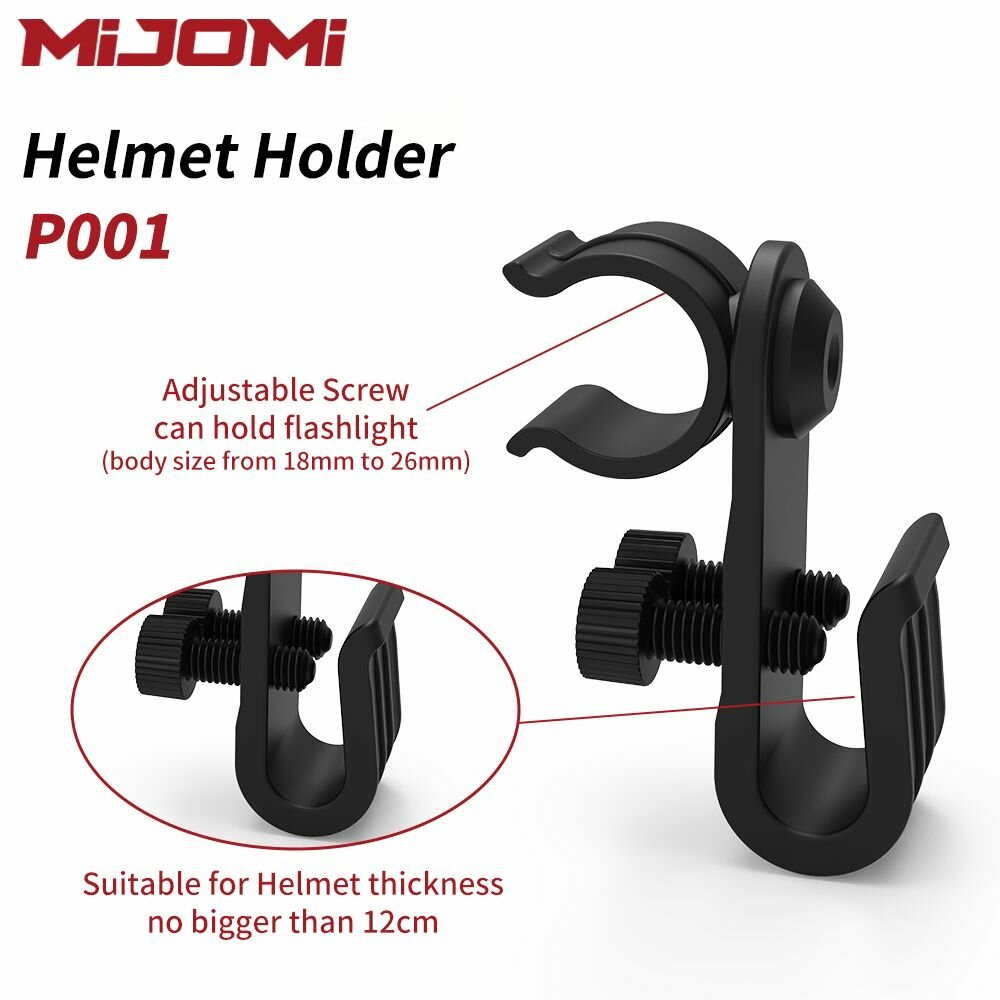 P001 Headlamp clip Легкий шлем безопасности фонарик клип поддержка пожарная