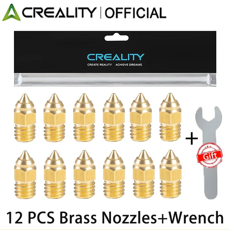 Creality Сопла 0.2 мм для 3D-принтера Ender 3