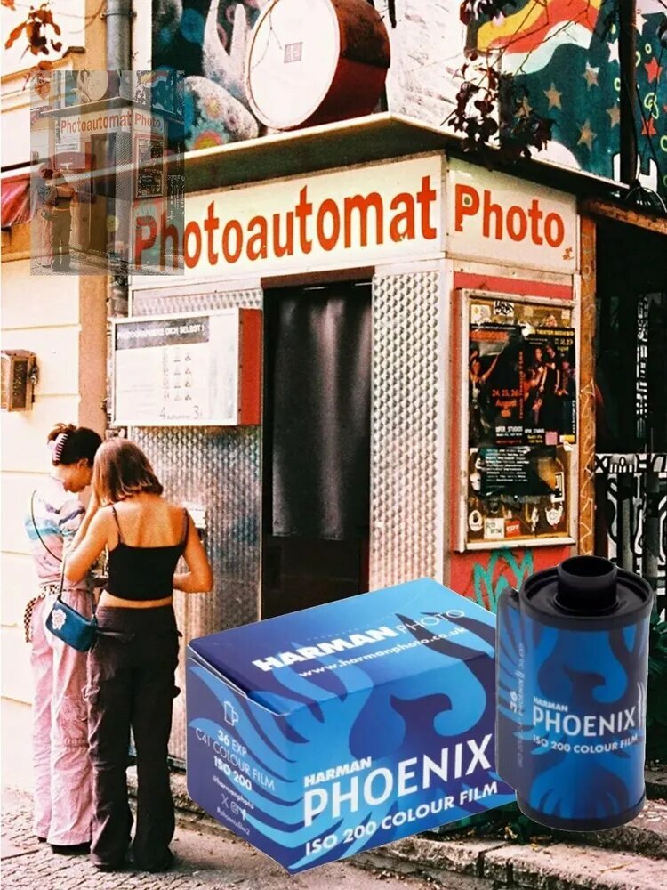 1 шт Фотопленка Феникс 2 поколения Harman Phoenix 200 Color Film, 36 кадров