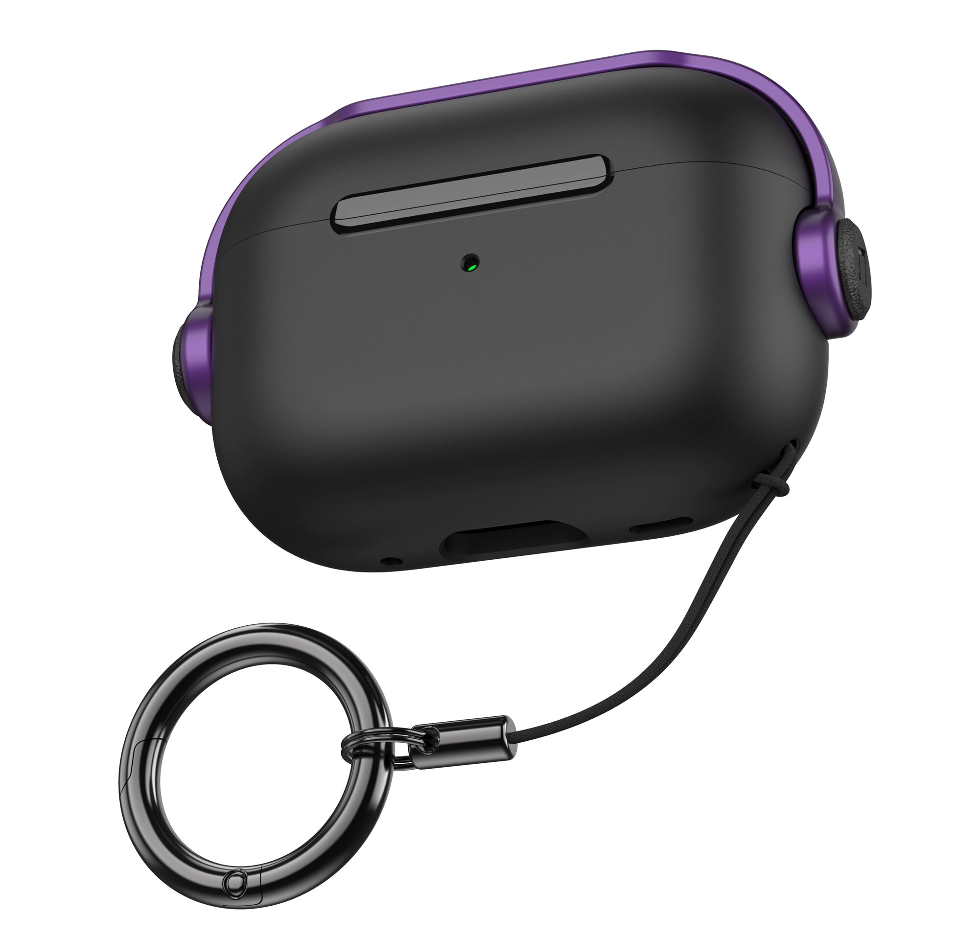 Кейс для Apple AirPods 3 - Фиолетовый силиконовый защитный чехол для беспроводных наушников, надежная посадка с легким