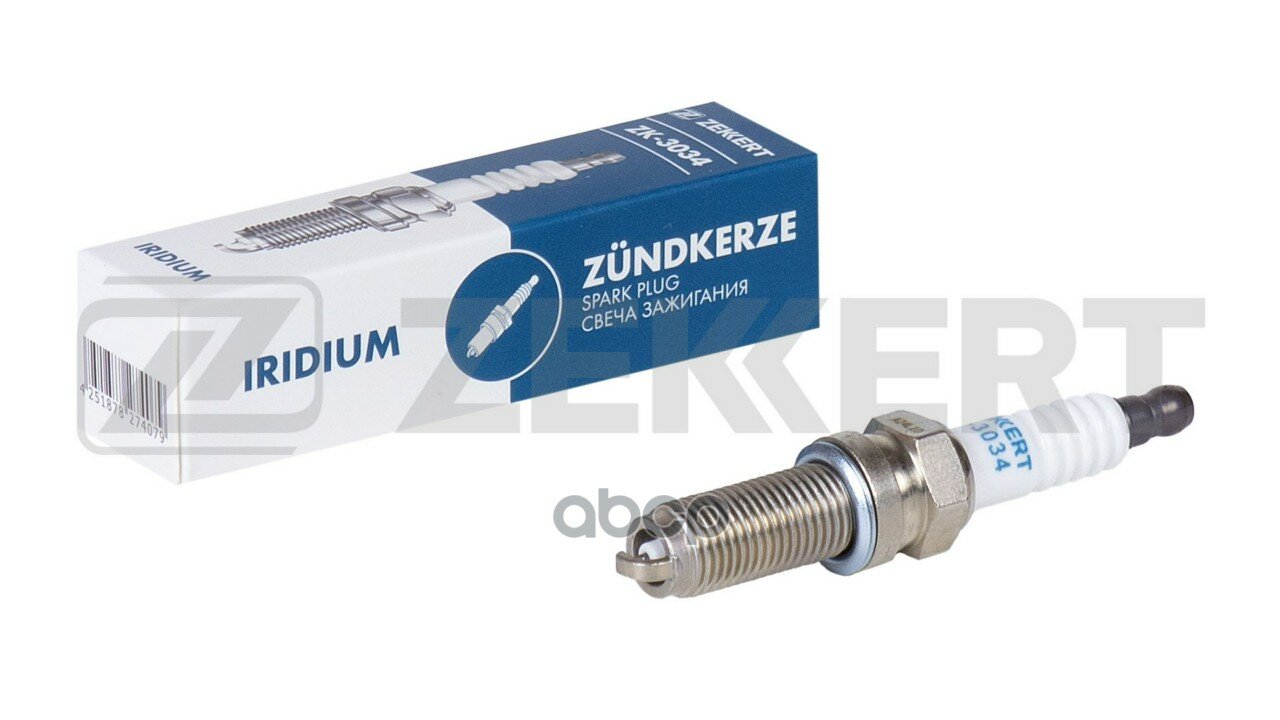 Свеча зажигания (Iridium аналог OEM 1026106GD190 цена за 1 шт.) Jac T6 15- Zekkert арт. zk-3034 - высокое качество товара