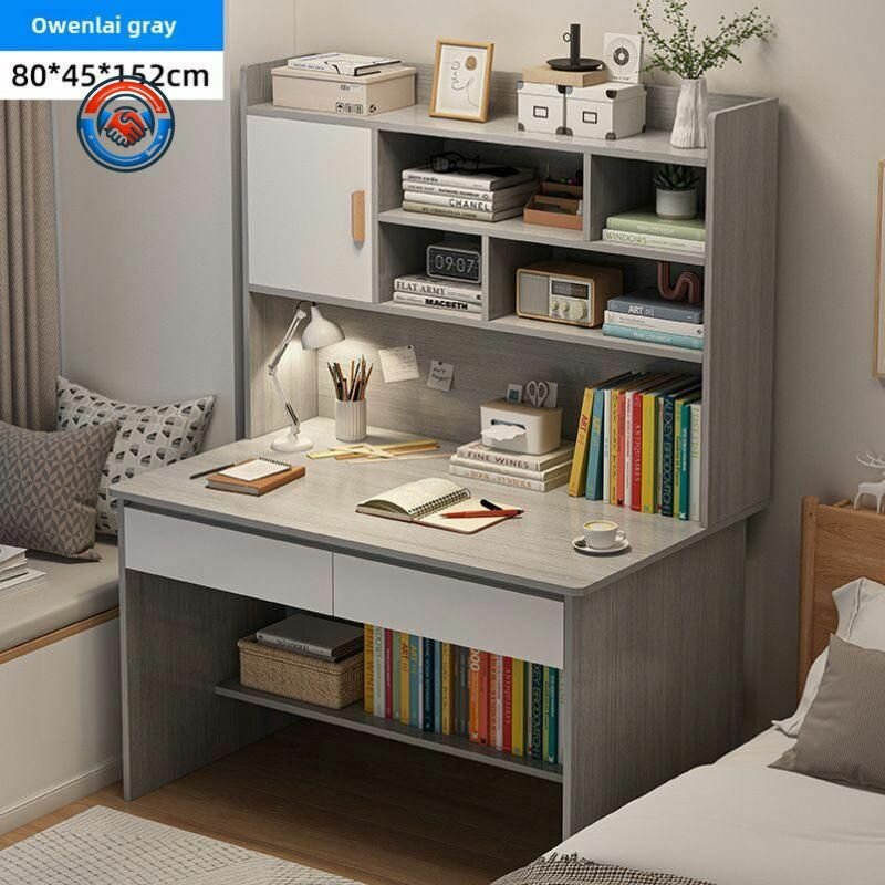 Компьютерный стол с встроенным отделением для хранения, современный письменный стол для дома и офиса, универсальный стол для спальни и рабочего кабинета