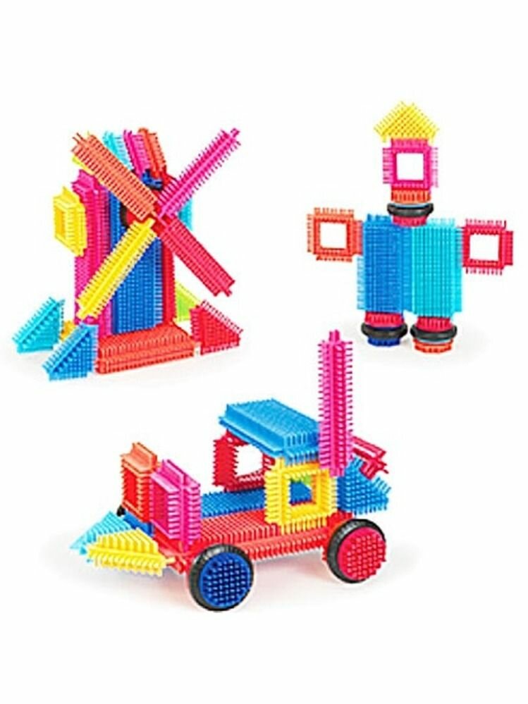 Конструктор игольчатый Bristle Blocks, 50 деталей