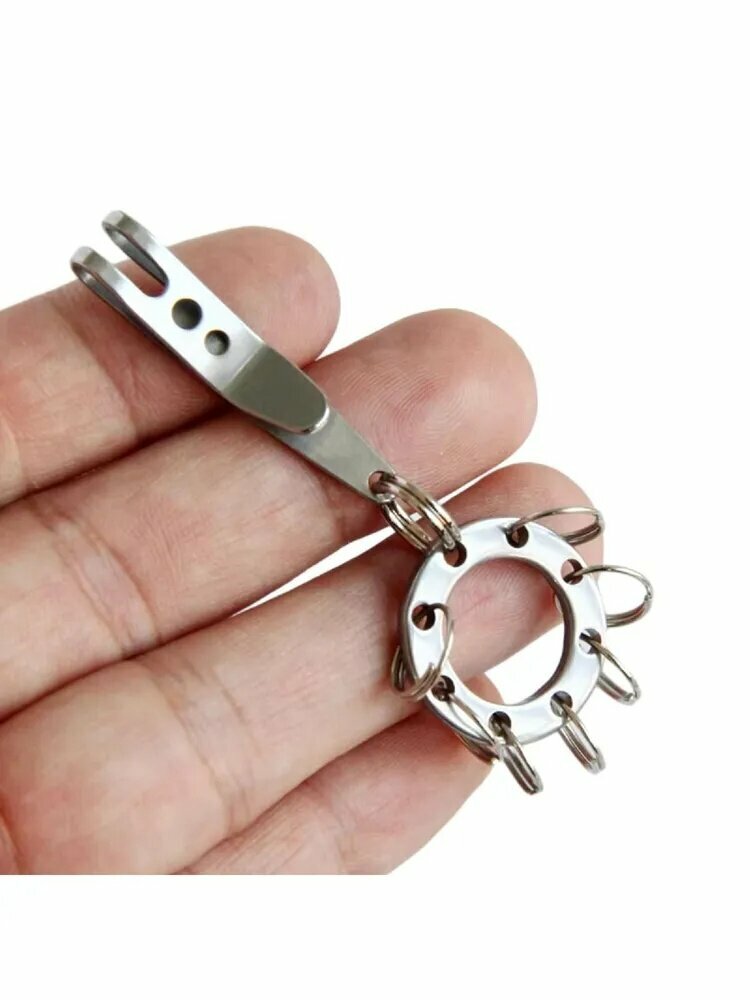 Клипса для ножа, ключей, брелков, зажим для ножей, для мультитула 1 шт.