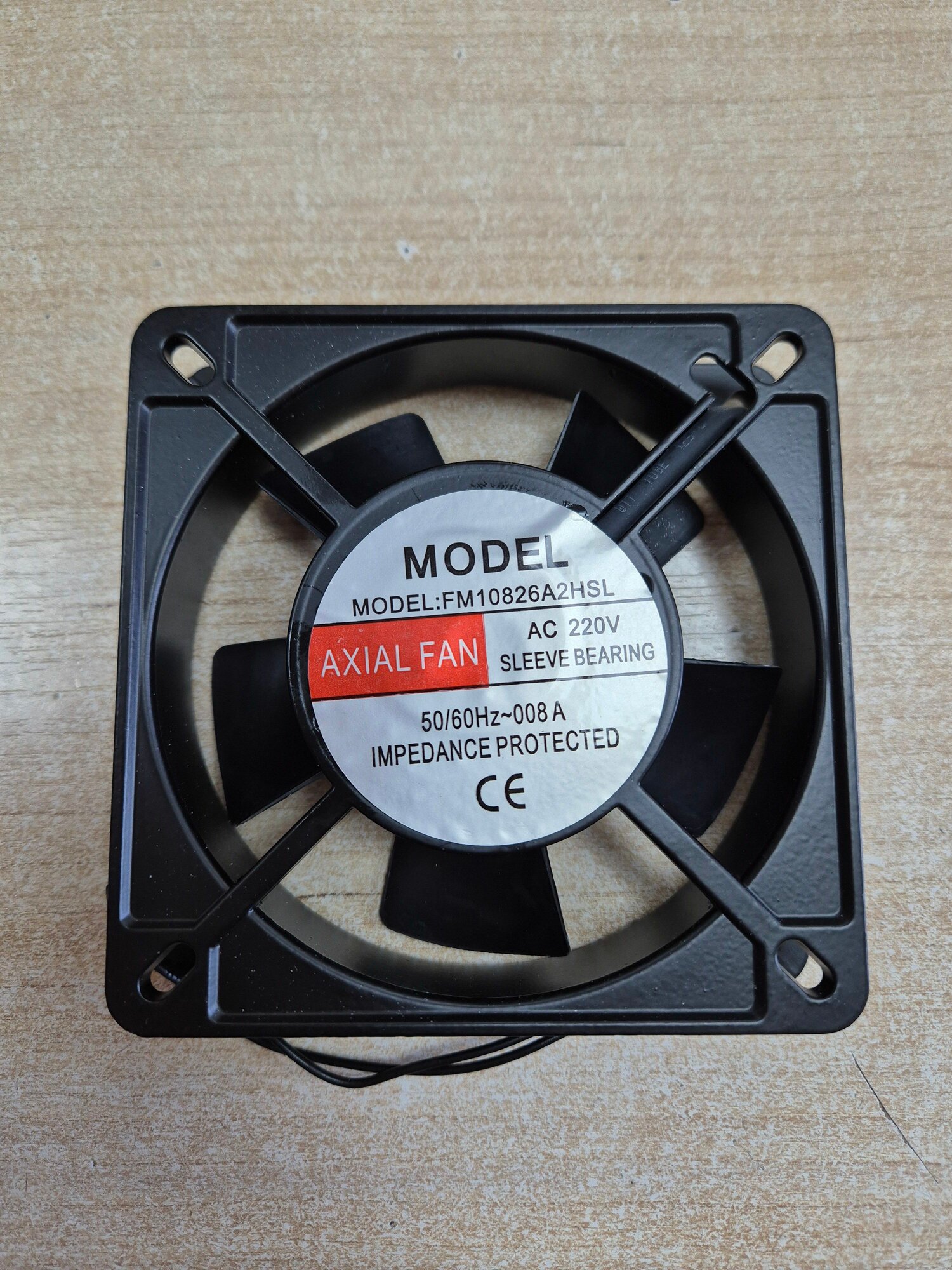 Вентилятор для холодильника FM 10826, (108*108*26) плоский, низкий уровень шума