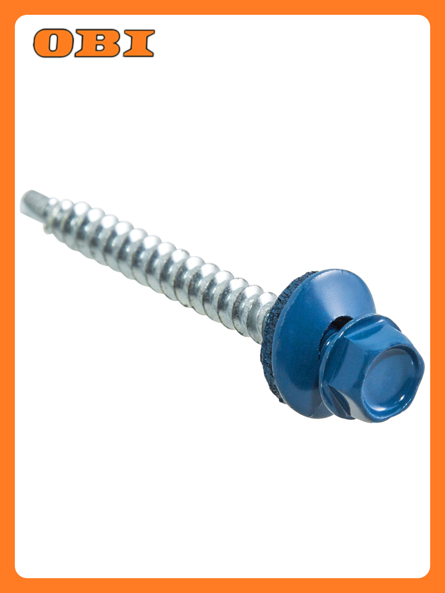 Саморезы Стройбат 4,8x35 мм шестигранные кровельные белый цинк 60 шт 50мм