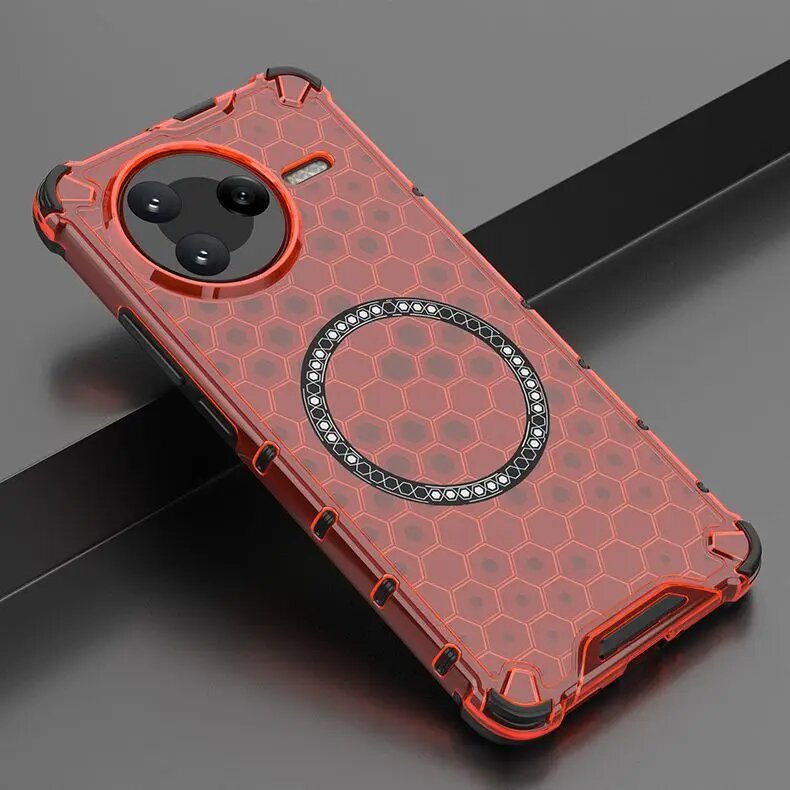 Чехол для POCO F7 Ultra F7Pro, новый модный матовый сотовый магнитный акрил для POCO F7 Pro, противоударный, приятный для кожи, принципиально