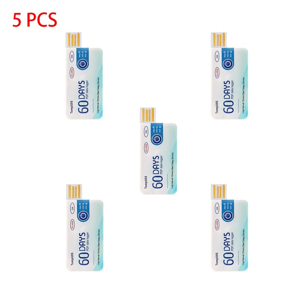 Регистратор температуры JUANJUAN TempU05, 5pcs, 60 days