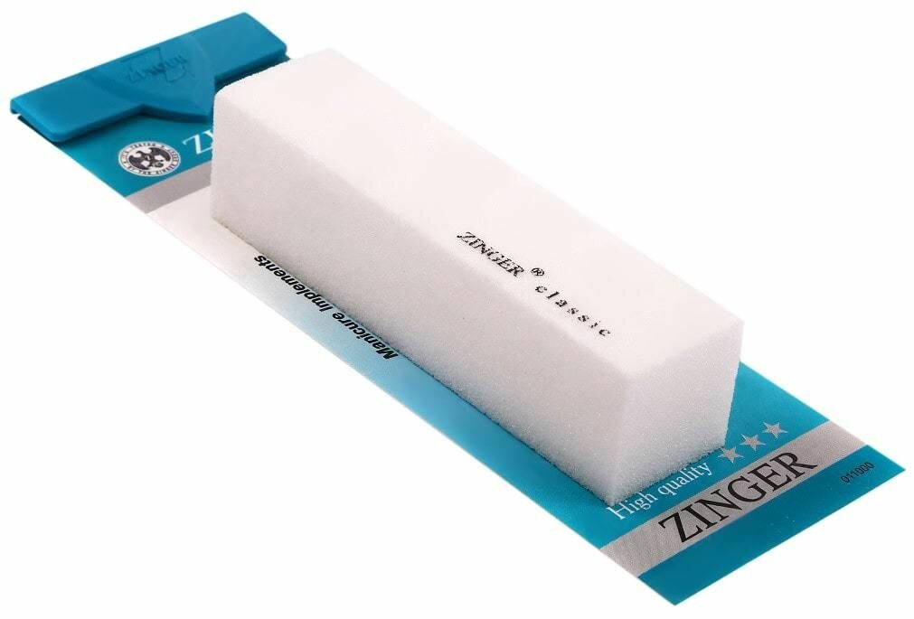 Zinger баф для шлифовки ногтей ЕК-106 180 грит
