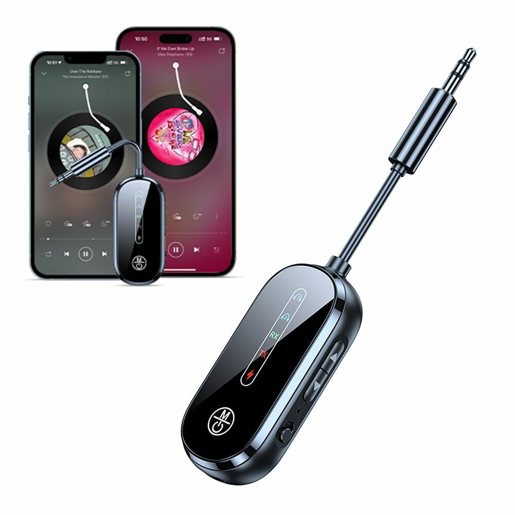 Адаптер Bluetooth 5.4, зарядка за 2 часа, емкость аккумулятора 300 мА ч