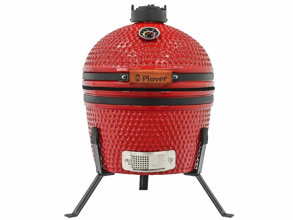 Керамический гриль барбекю SE-16E (красный), 40.5 см / 16 дюймов, Plover