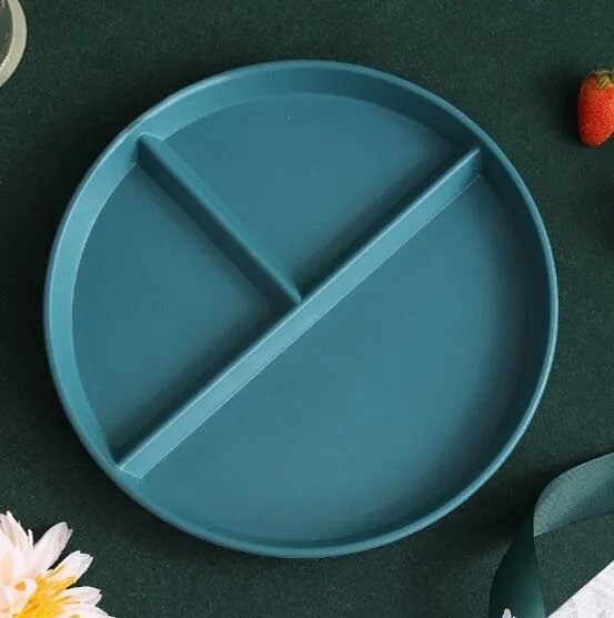 Тарелка "Морская волна" 23 см 1 шт синий