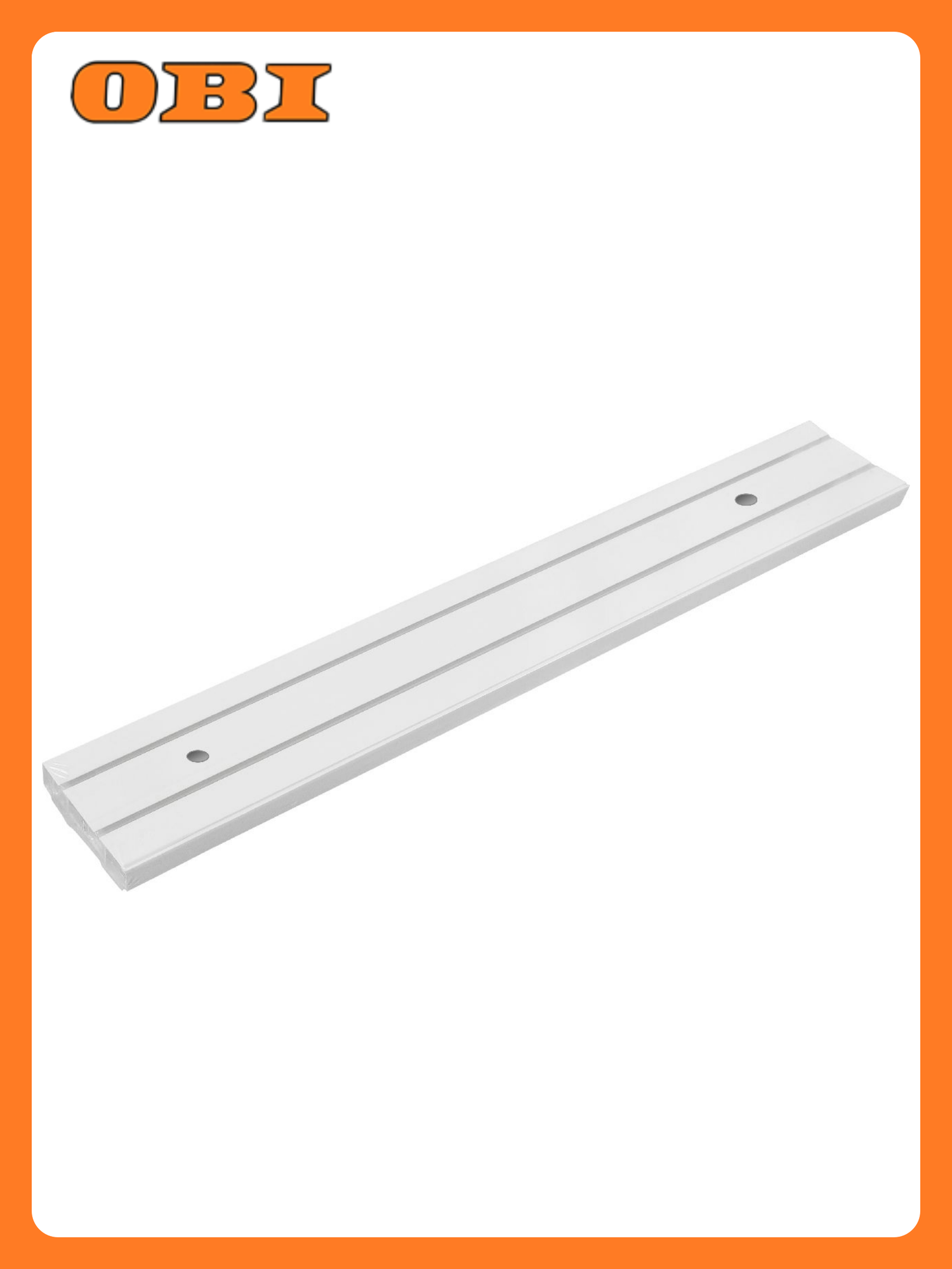 Карниз для штор LEGRAND потолочный, двухрядный, белый, 350 см