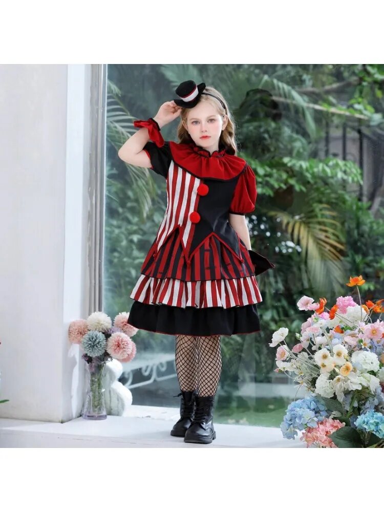 Детский костюм клоуна из полиэстера