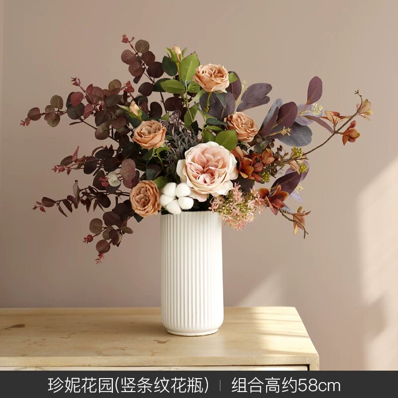 Искусственные цветы Gardenia Home INS: Простые и роскошные, для декора стола, букеты, сухоцветы, искусственные цветы