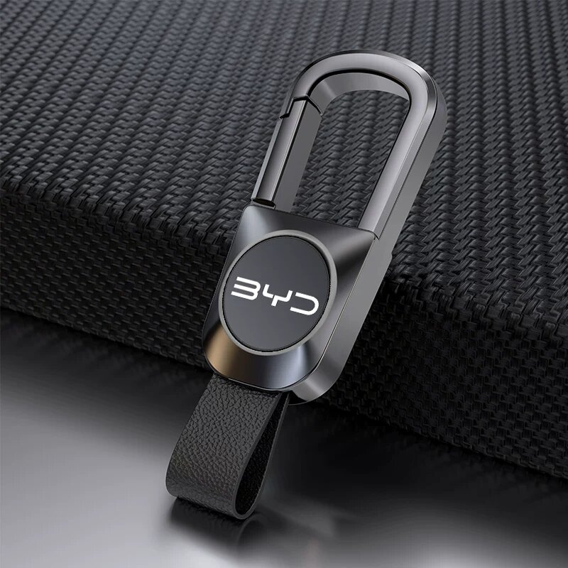 Брелок для ключей BYD (модели Dolphin, Song Plus, Qin DMI, Han EV, Yuan Pro, Tang, Seal, Destroyer) с защитой от потери