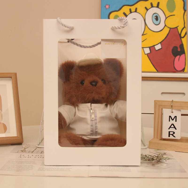 Кожаная куртка, норковая шуба, плюшевый мишка, мягкая игрушка-медвежонок, детская игрушка, подарок для парня и девушки.