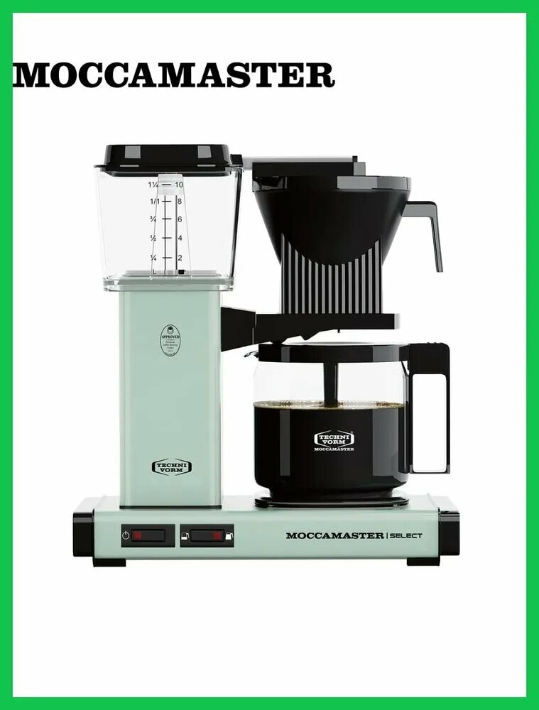 Moccamaster Кофеварка капельная KBG 741 Select, зеленый